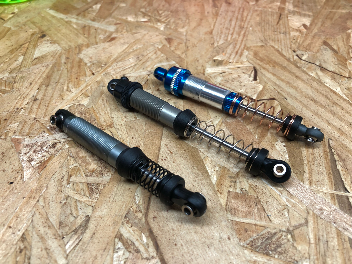 Shock Tuning: Mini-T Spring Cups for Crawler Shocks – RC Addict
