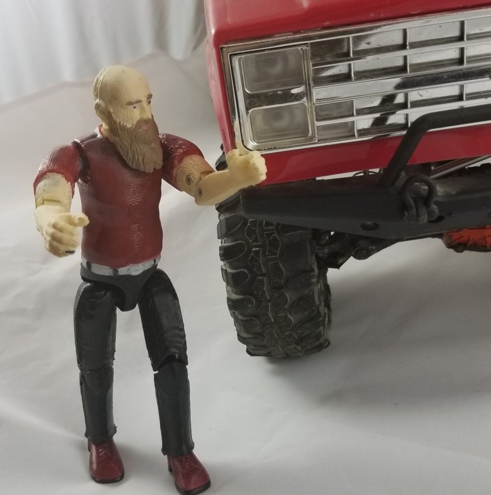 Lightweight Male Driver Figure – RC Addict