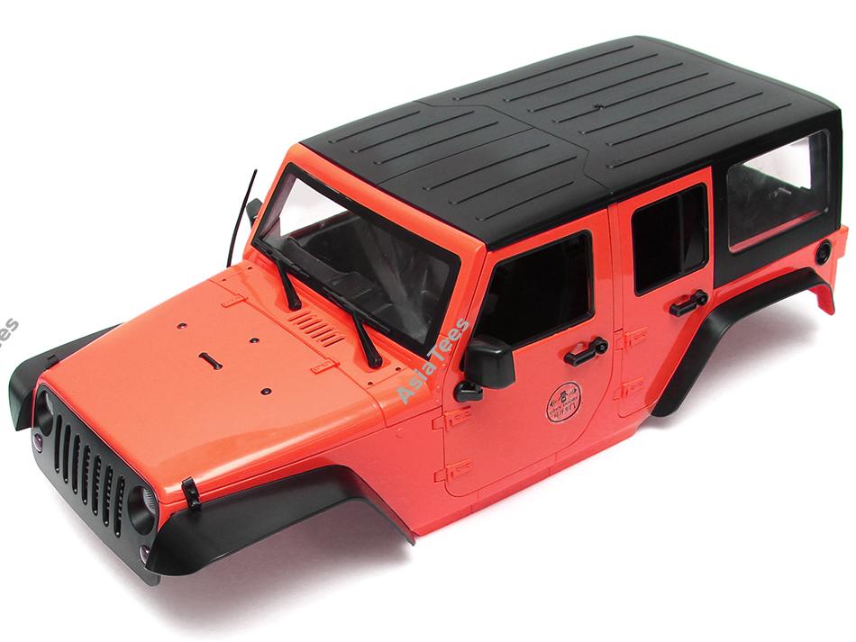 Team Raffee Co. 5 Door Rubicon Hard Body for 1/10 Crawler 313mm Red ...