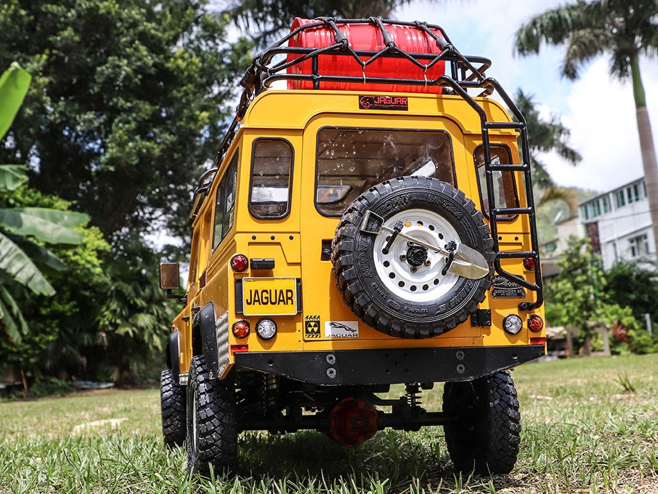 Team Raffee Co. Aluminum Rear Bumper (1) for Defender D90/D110 for TRC ...